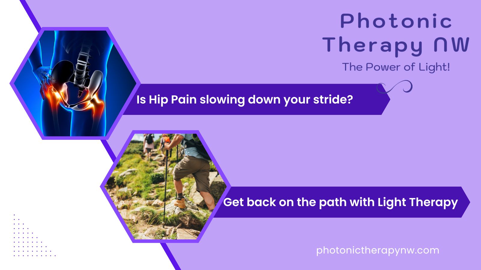 Light Therapy for Hip Pain - Photonic Therapy NW